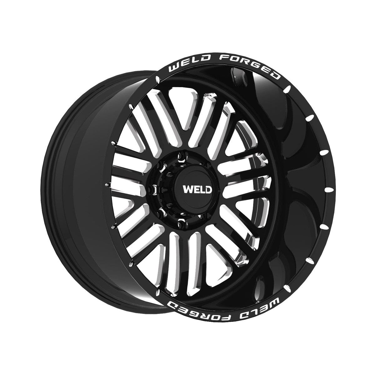 Weld W71224084BCA Quarry Xt Wheel 22x14 6x139.7 ET-76 BS4.5 Gloss Black ...