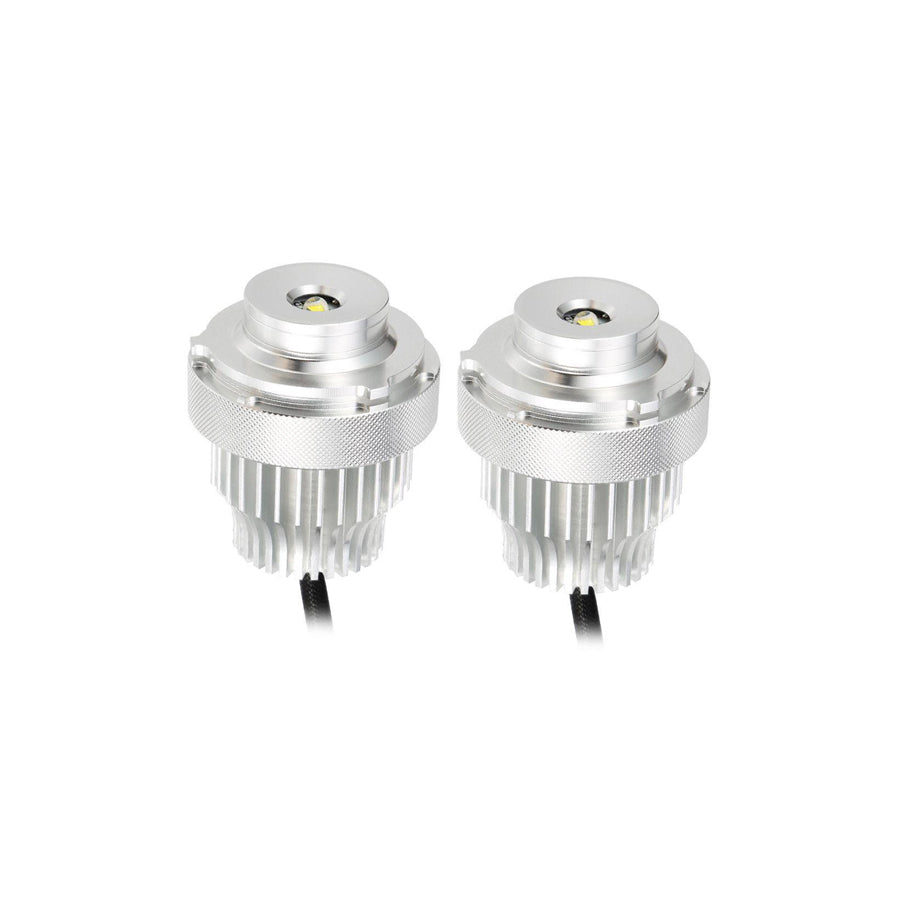 Owl BMW E60 E61 LCI White LED Halo Angel Eyes with Halogen Headlights ...