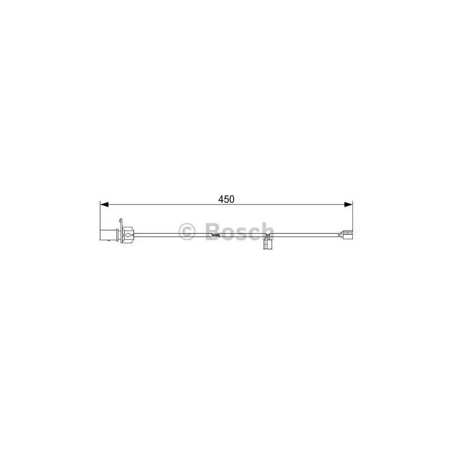 BOSCH 1 987 473 566 Brake pad wear sensor | Duco Car Parts UK