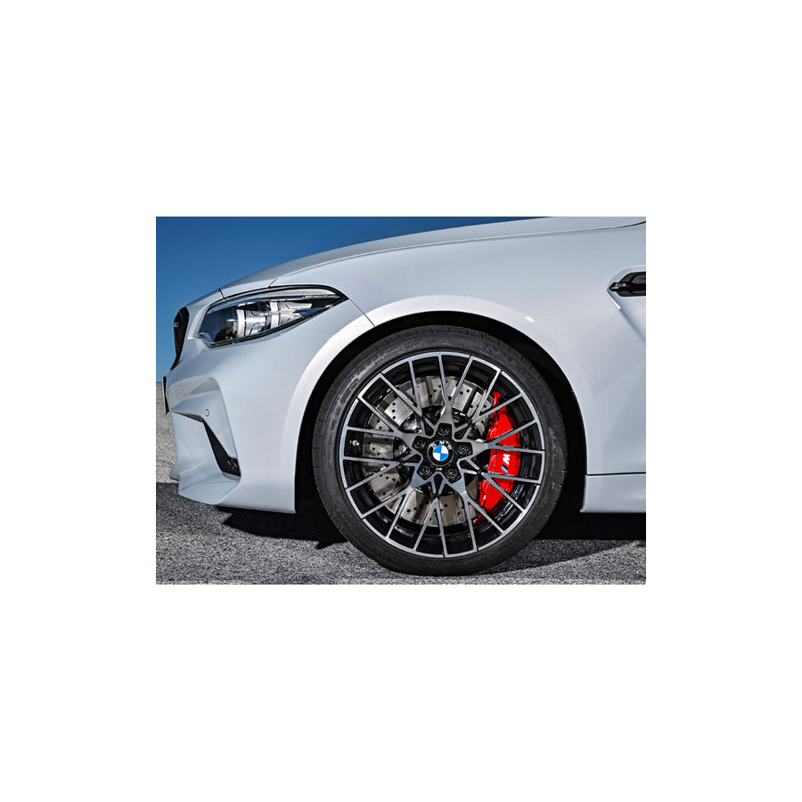 Genuine BMW F87 MGenuine BMW F87 M Performance Front Right 19" Red ...